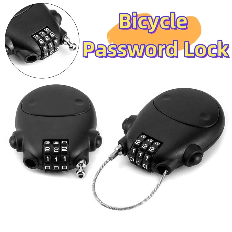 New-Portable-Bicycle-Password-Lock-Anti-theft-Lock-Bike-Motorcycle ...