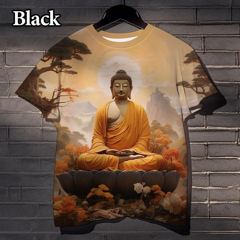 3D-Buddha-Print-Tshirt-For-Men-Women-Adherent-Of-Religion-Buddha ...