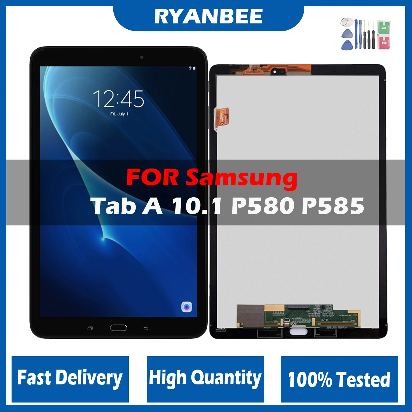 Original For Samsung Galaxy TAB A 10.1 2016 SM-P580 P580 P585 SM-P585 ...