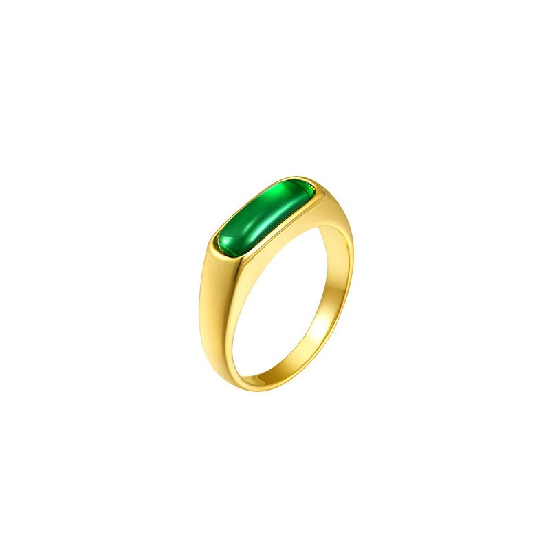 Anillo-de-Jade-Artificial-de-acero-inoxidable-para-mujer-anillos-met ...