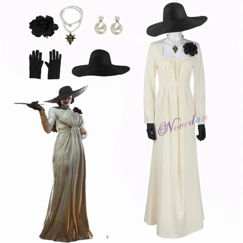 Lady-Dimitrescu-Cosplay-Costume-Evil-Chatelain-Alcina-Biohazard ...