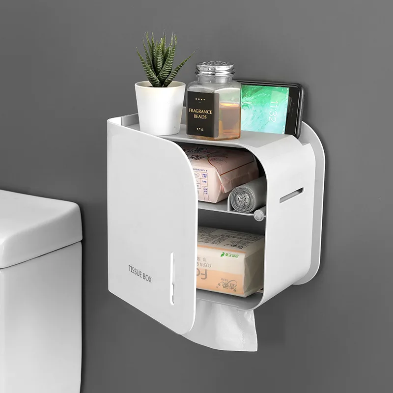 Multifunctional-Toilet-Tissue-Box-Toilet-Roll-Paper-Storage-Box ...