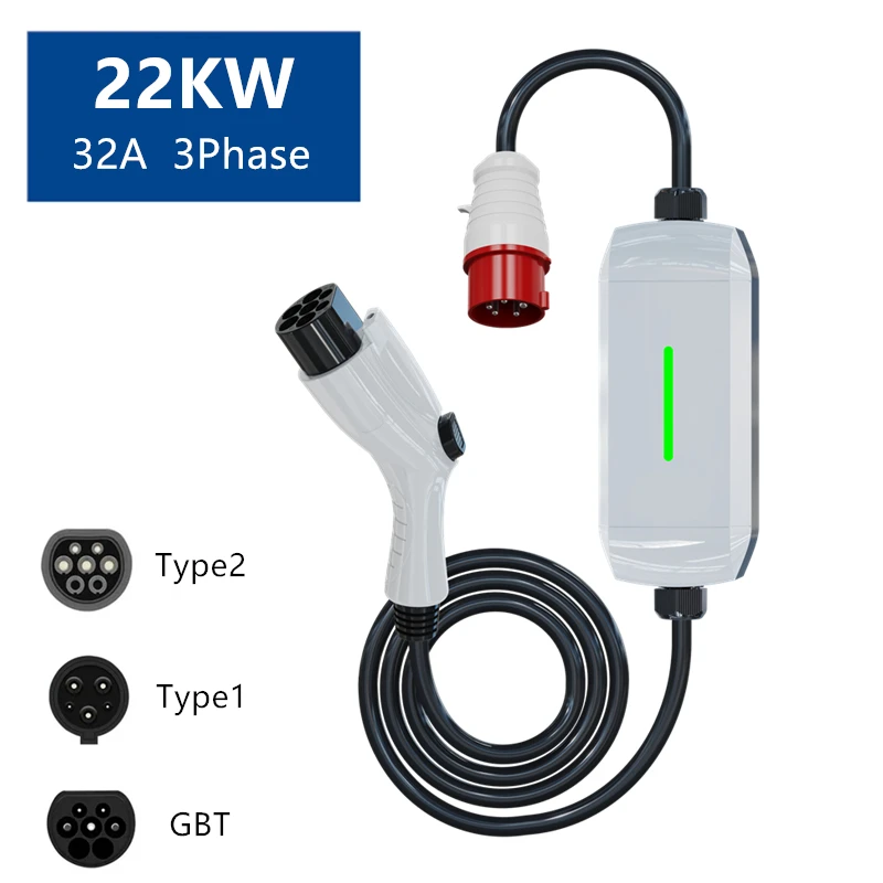 EV-Protable-Charger-Type-2-Type-1-Tesla-Electric-Vehicle-Charging-32A ...