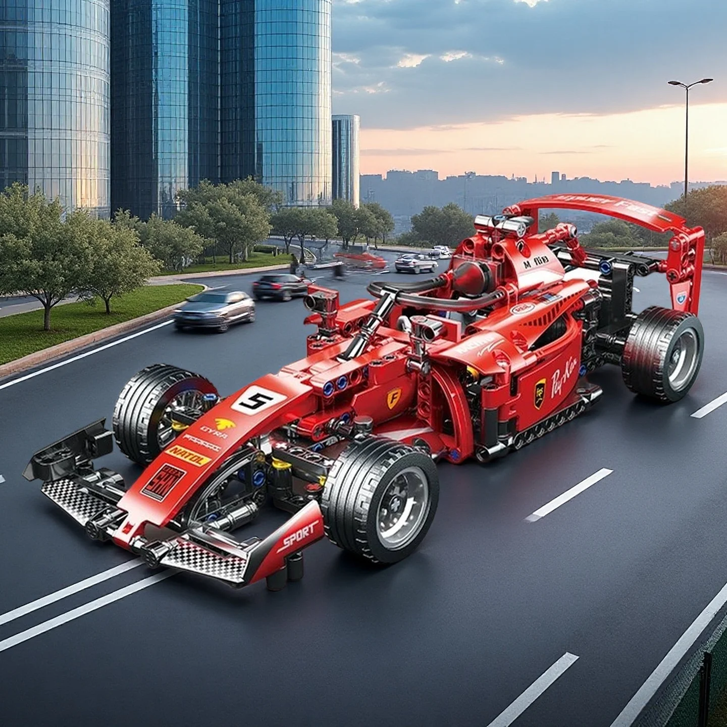2025 Technical NEW F1 Racing Car Building Blocks Set MOC Model Kit DIY ...