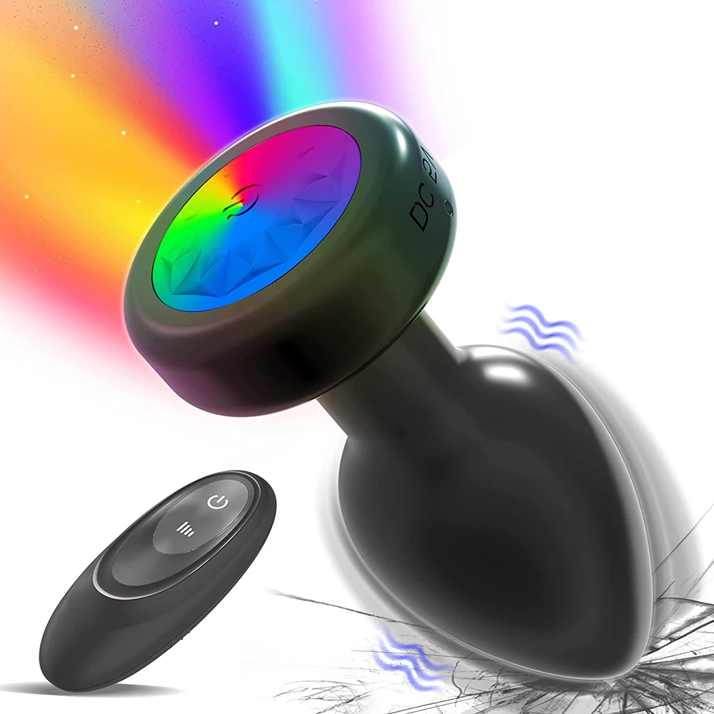 Tap-n-Anal-con-luz-LED-de-colores-para-hombres-y-mujeres-vibrador ...