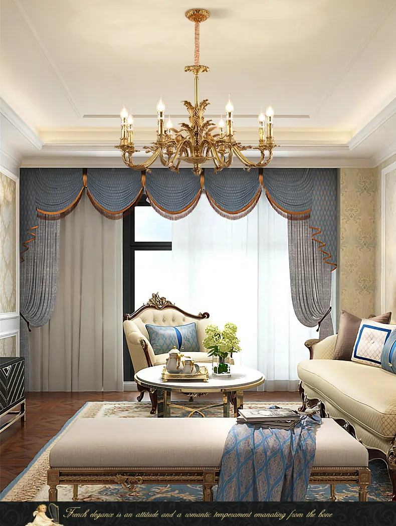 Versailles Royale - European Rococo Lighting Fixture Classic Vintage ...