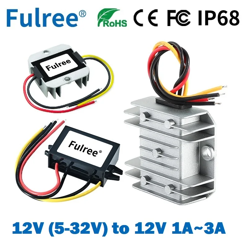 Stabilisateur de tension automatique Sochi, convertisseur de puissance Boost Buck, 12V, 14V, 15V ...