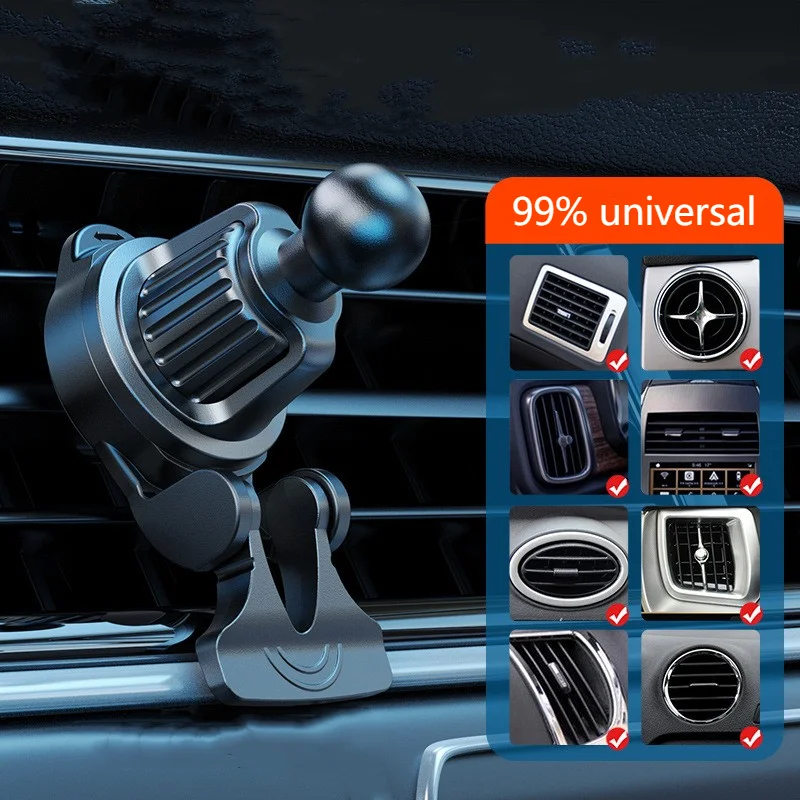 Upgrade-Car-Phone-Holder-Clips-Ball-Head-Car-Air-Vent-Clip-Mount-Car ...