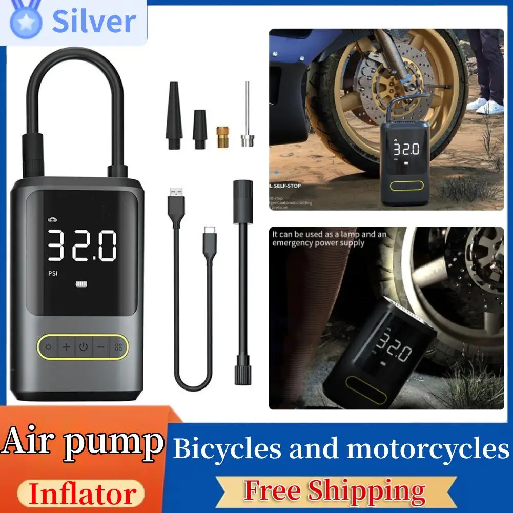 4000mAh-Multi-purpose-150PSI-Smart-Air-Pump-Portable-Bicycle-Tire-Tyre ...