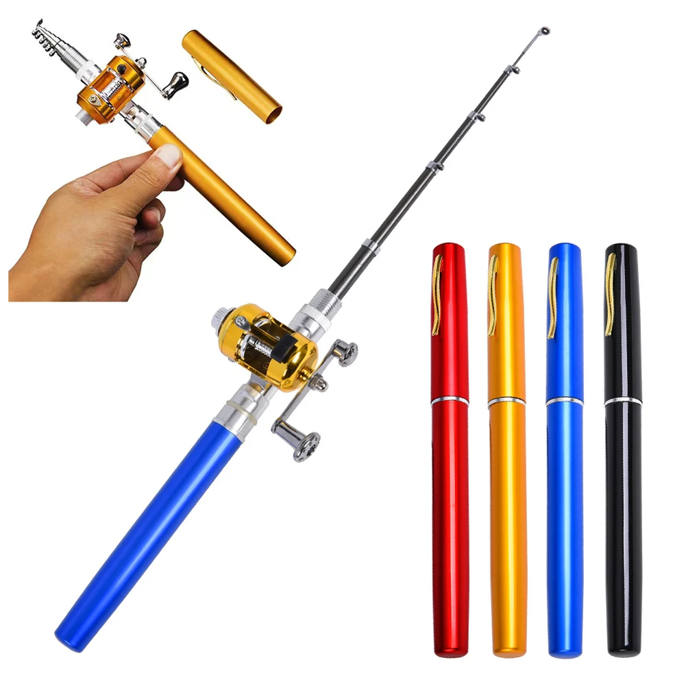 Outdoor-Portable-Mini-Pen-Fishing-Rod-Telescopic-Pocket-Pen-Fishing-Rod ...