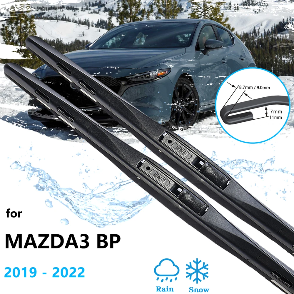 For-Mazda3-BP-2019-2020-2021-2022-Rubber-Strip-Refill-Front-Wiper ...
