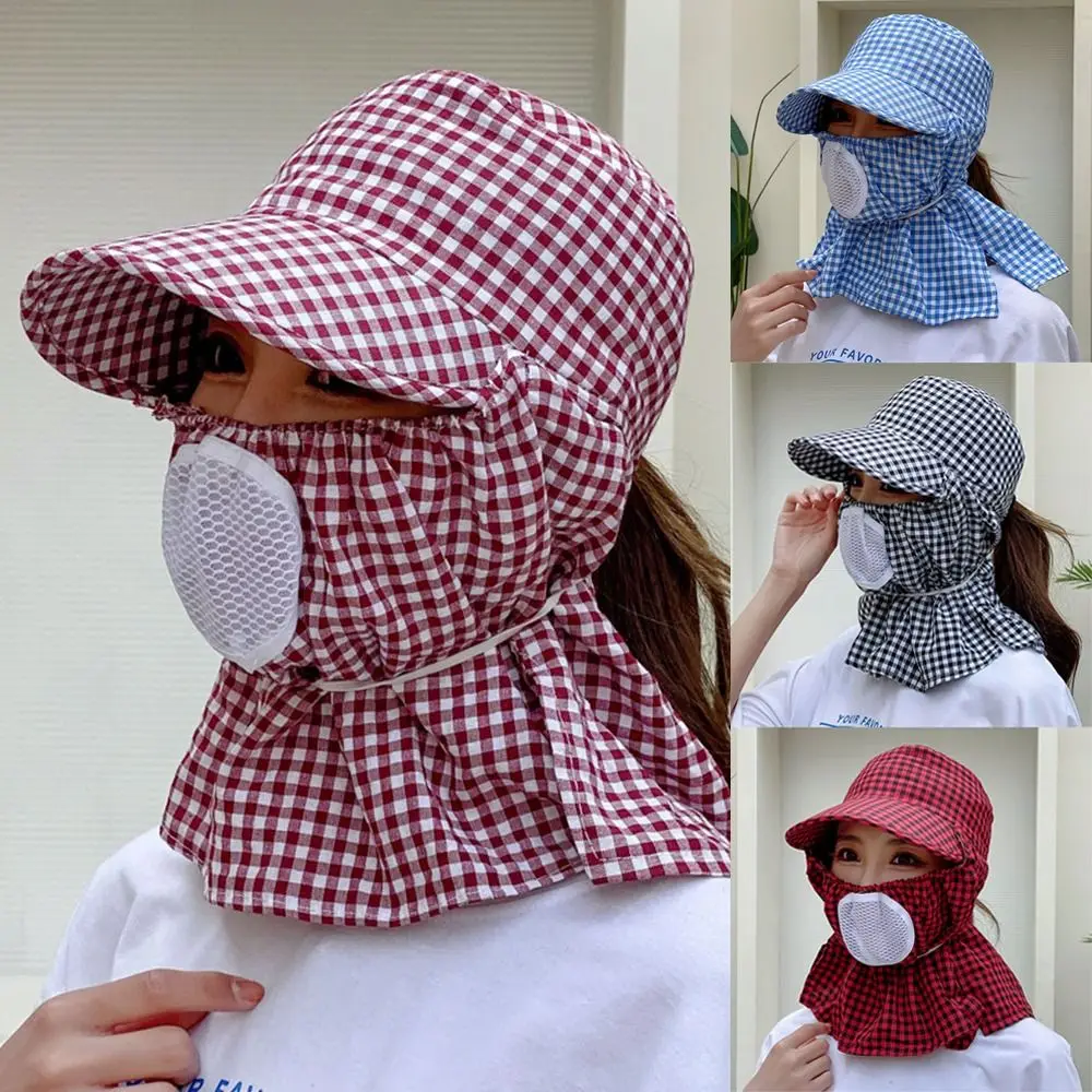 Leisure UV Protection Summer Face And Neck Protective Cover Ear Flap ...