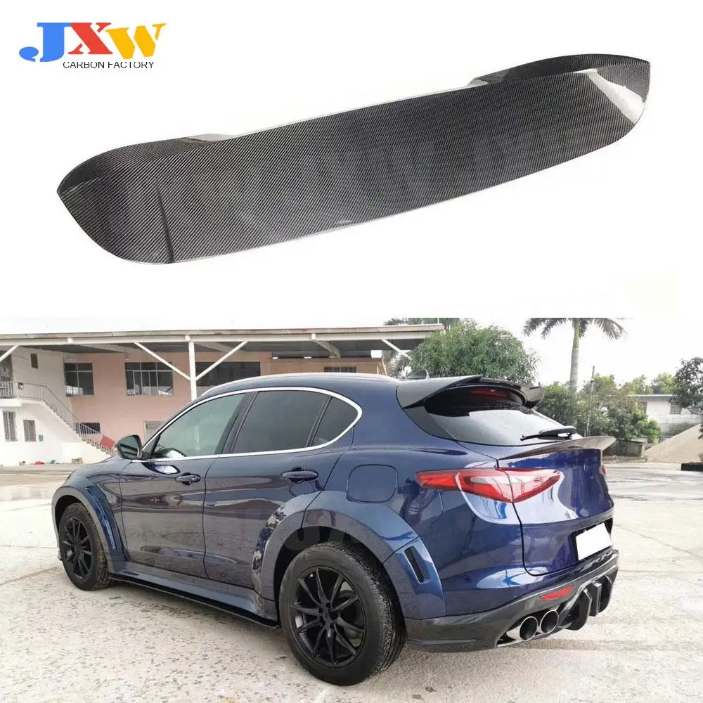 Dry-Carbon-FRP-Rear-Roof-Spoiler-Window-Trunk-Wings-For-Alfa-Romeo ...