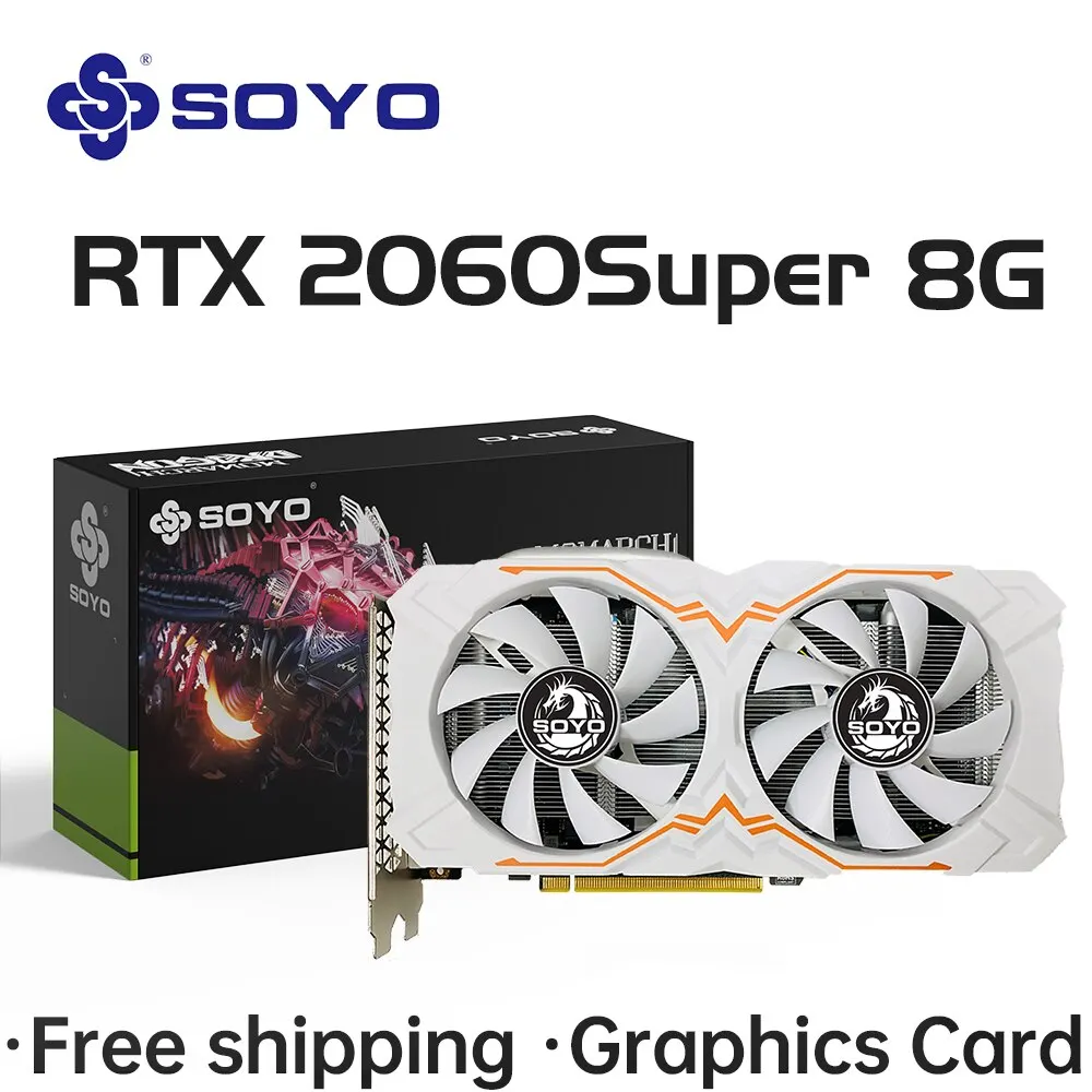 SOYO NVIDIA RTX2060 SUPER 8G Graphics Cards GDDR6 Video Memory HDMI DP ...