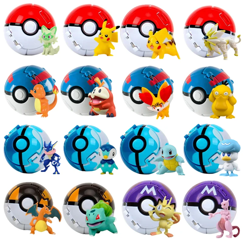 Pokeball-Pokemon-Figurine-pour-enfants-Elf-Ball-Anime-Figure-Cartoons ...