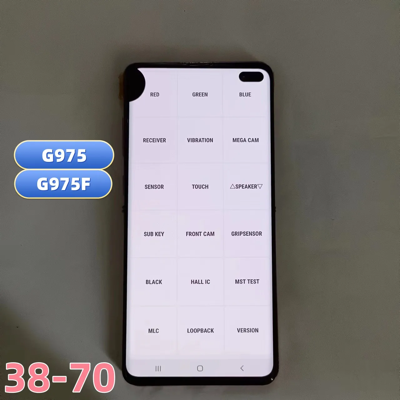 삼성 갤럭시 S10 플러스용 정품 LCD 디스플레이, S10 + SM G975F/DS G975 화상 터치 스크린 ...