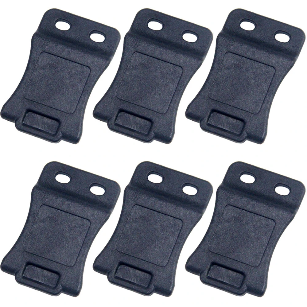 Set of 6 Sheath/Holster Attachments Slotted Holes Quick Kydex Fold Over ...