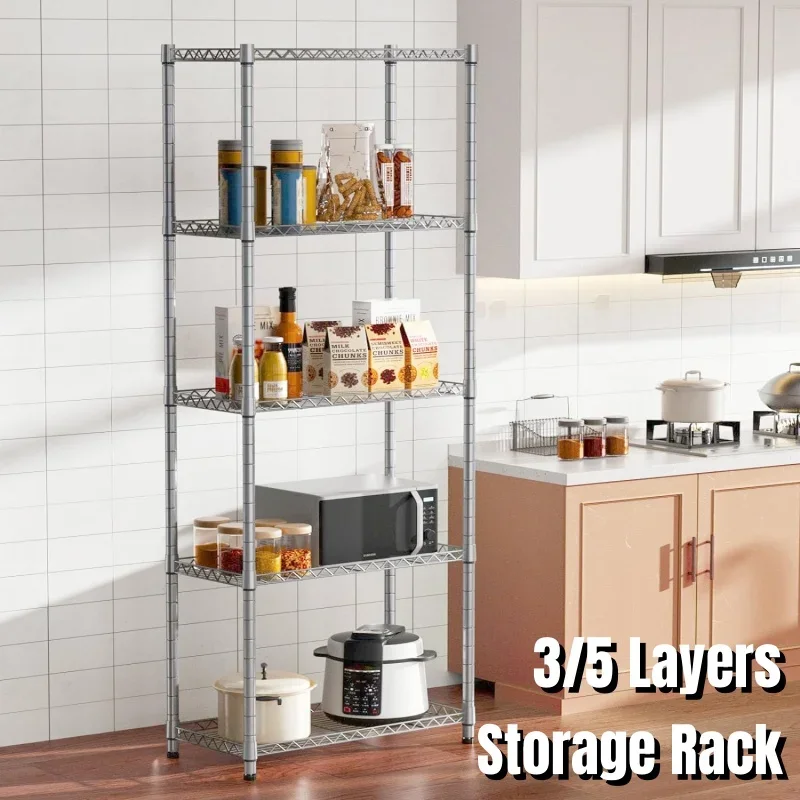 3-5-Layers-Storage-Rack-Rust-Proof-Iron-Debris-Organization-Household ...