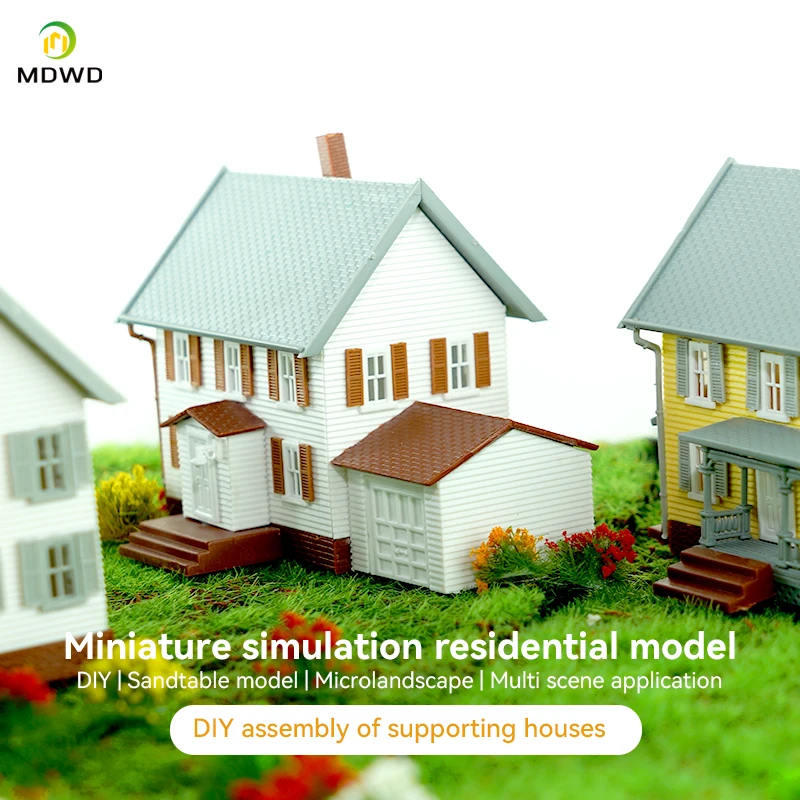 1pc-1-87-Ho-N-Scale-Model-House-Style-Courtyard-Model-Scale-Kit ...