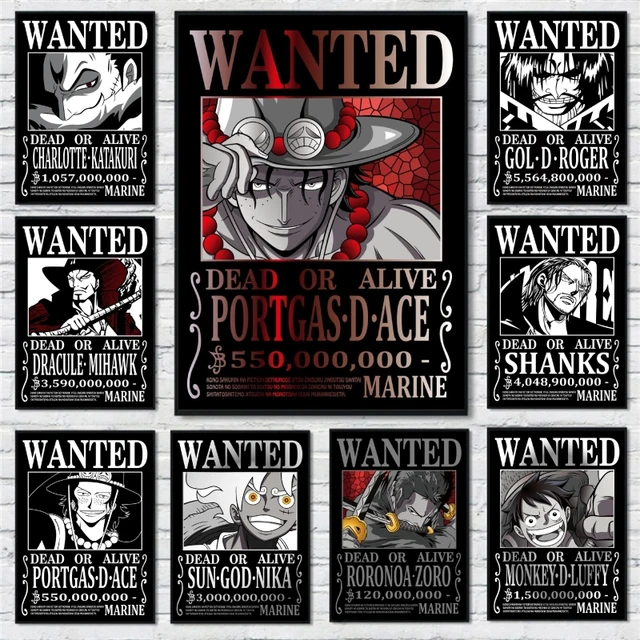 One Piece Ace Wanted Poster