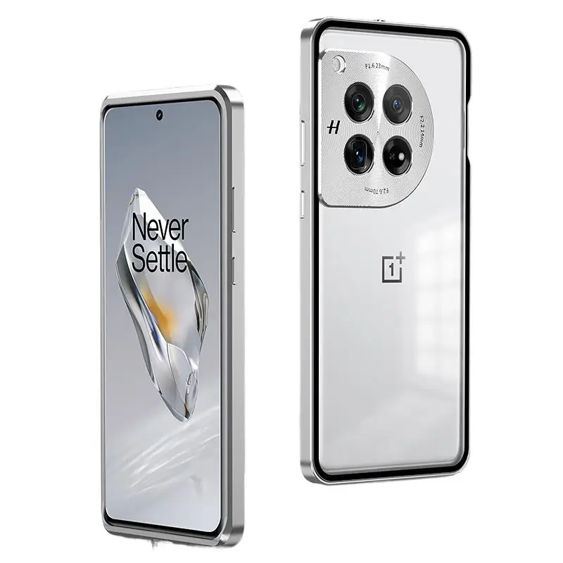 Premium-Acrylic-Metal-border-Detachable-Back-Cover-For-One-Plus-OnePlus ...