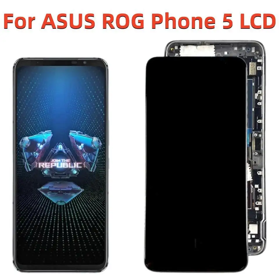 Lcd original para asus rog telefone 5 tela lcd para rog 5 zs673ks lcd ...