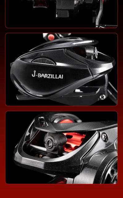 J-BARZILLAI PL ベイトキャスティングリール 海水/淡水釣り用リール