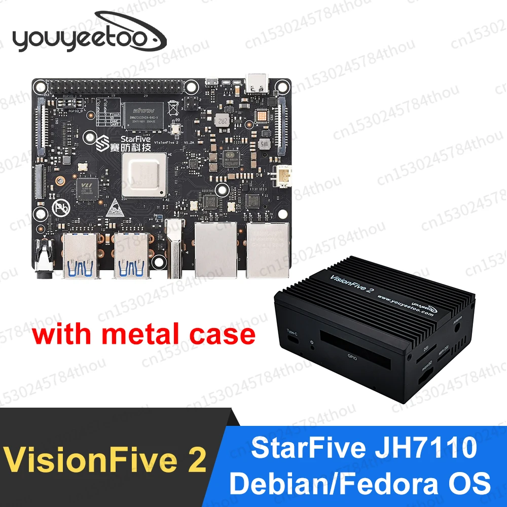 Visionfive V2 Quad Core Risc V Placa De Desenvolvimento Visionfive 2