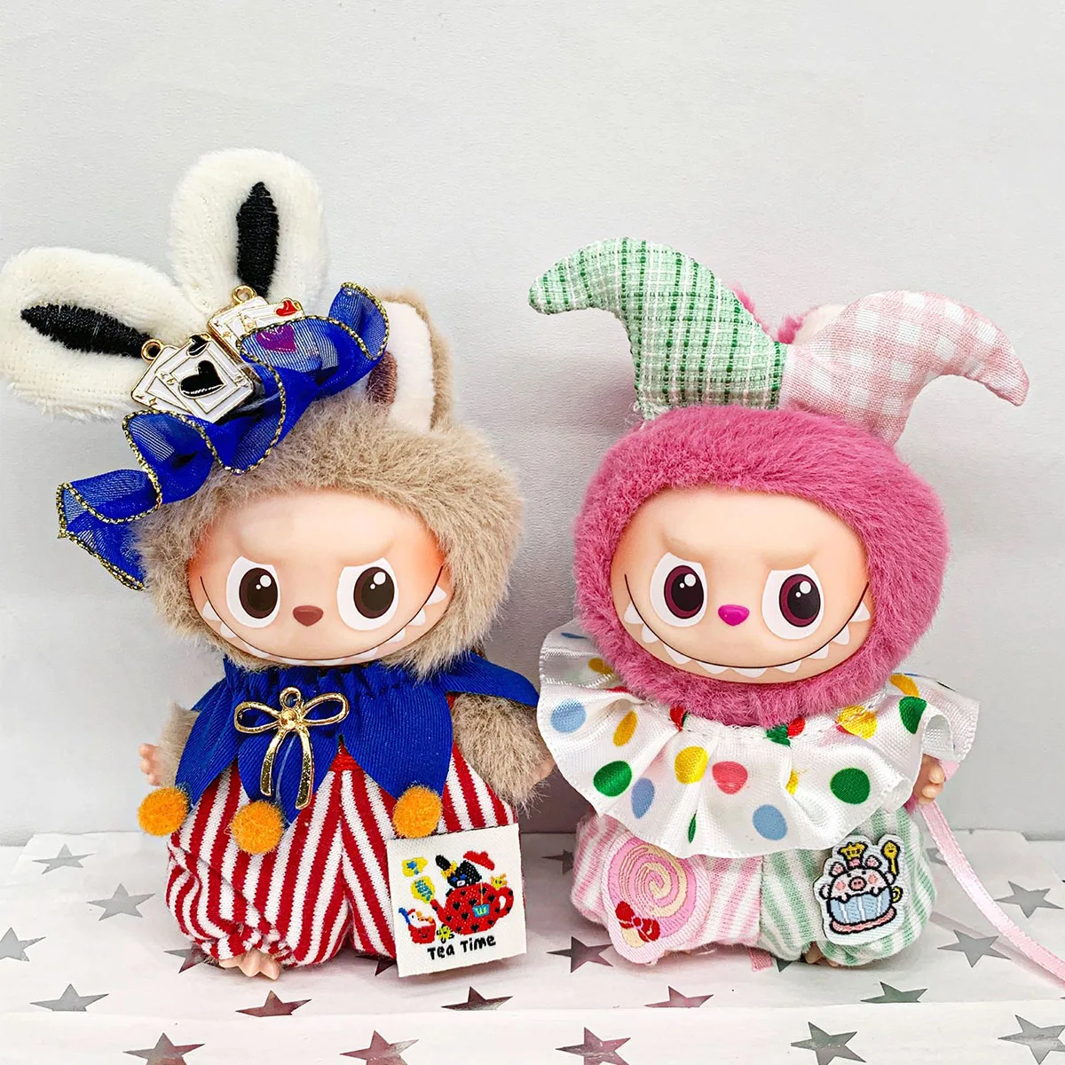 [No Doll] Circus Costume Set Clown Clothing For 10.5cm Mini labubu 4.0 ...