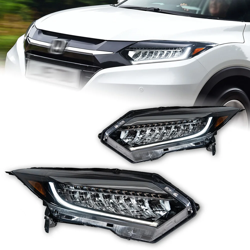 Car Styling Head Lamp for HR-V Headlights 2014-2020 HRV Vezel LED ...