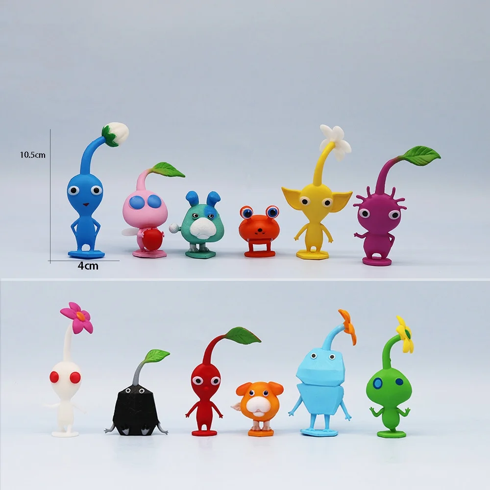Figuras-de-acci-n-de-PIKMIN-para-ni-os-juguetes-de-colecci-n-de-PVC ...