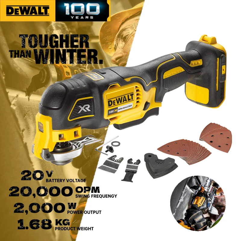 DEWALT-DCS355-Oscillating-Tool-Kit-Brushless-Cordless-Starlock-Compatible-Multifunction ...