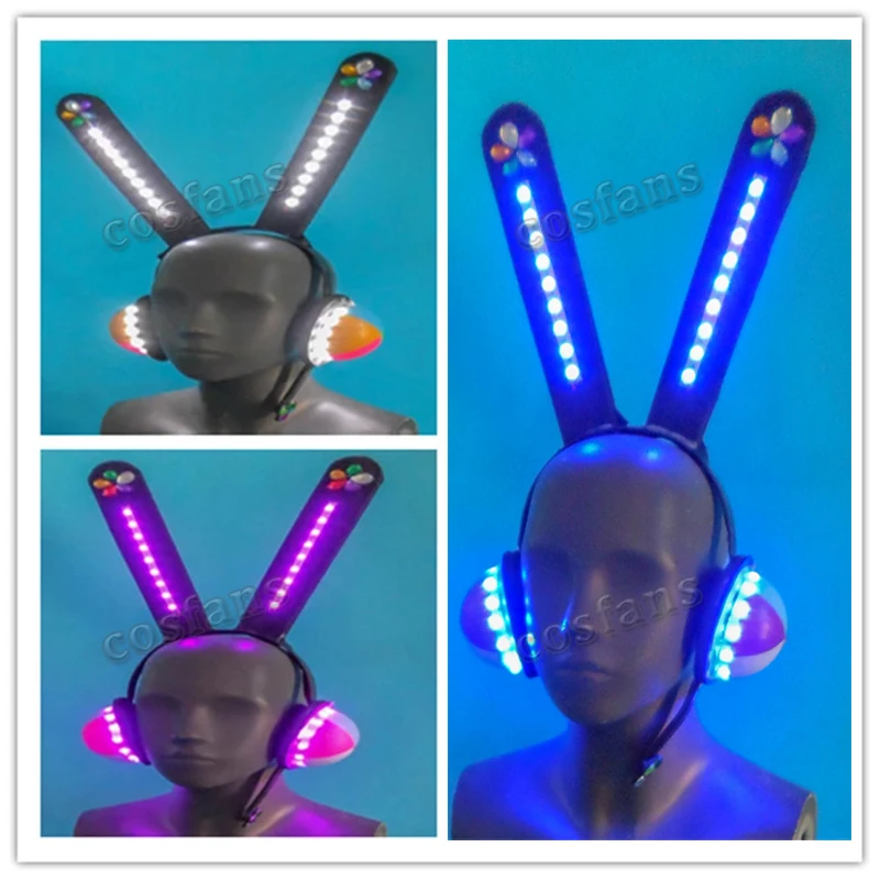 Love-live-Cyber-Idolized-LED-Headset-headphone-cosplay-prop-All-members ...