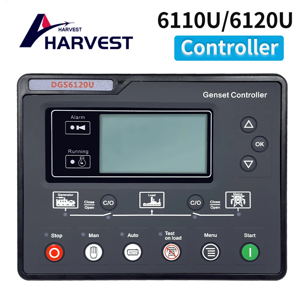 6110U 6120U Diesel Generator Controller AMF Auto Start Stop Control ...