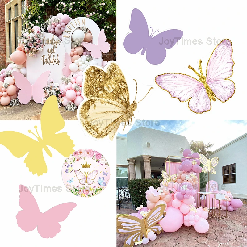 18-24-36inch-Butterfly-KT-Board-Party-Decoration-Pink-Gold-Purple ...