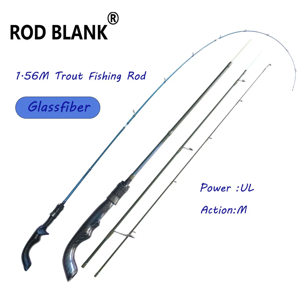 Rod Blank 1.56M UL Power Glass Fiber Travel Trout Fishing Rod Carbon ...