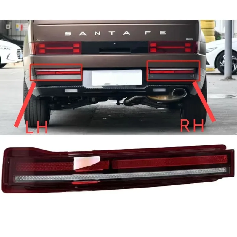 For-Hyundai-ALL-NEW-SANTAFE-2024-Rear-bumper-fog-lamp-reflex-ASSY-OEM ...