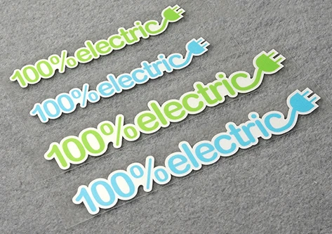 Car Styling Vinyl New Energy 100% Electric Auto Window Body Tail ...