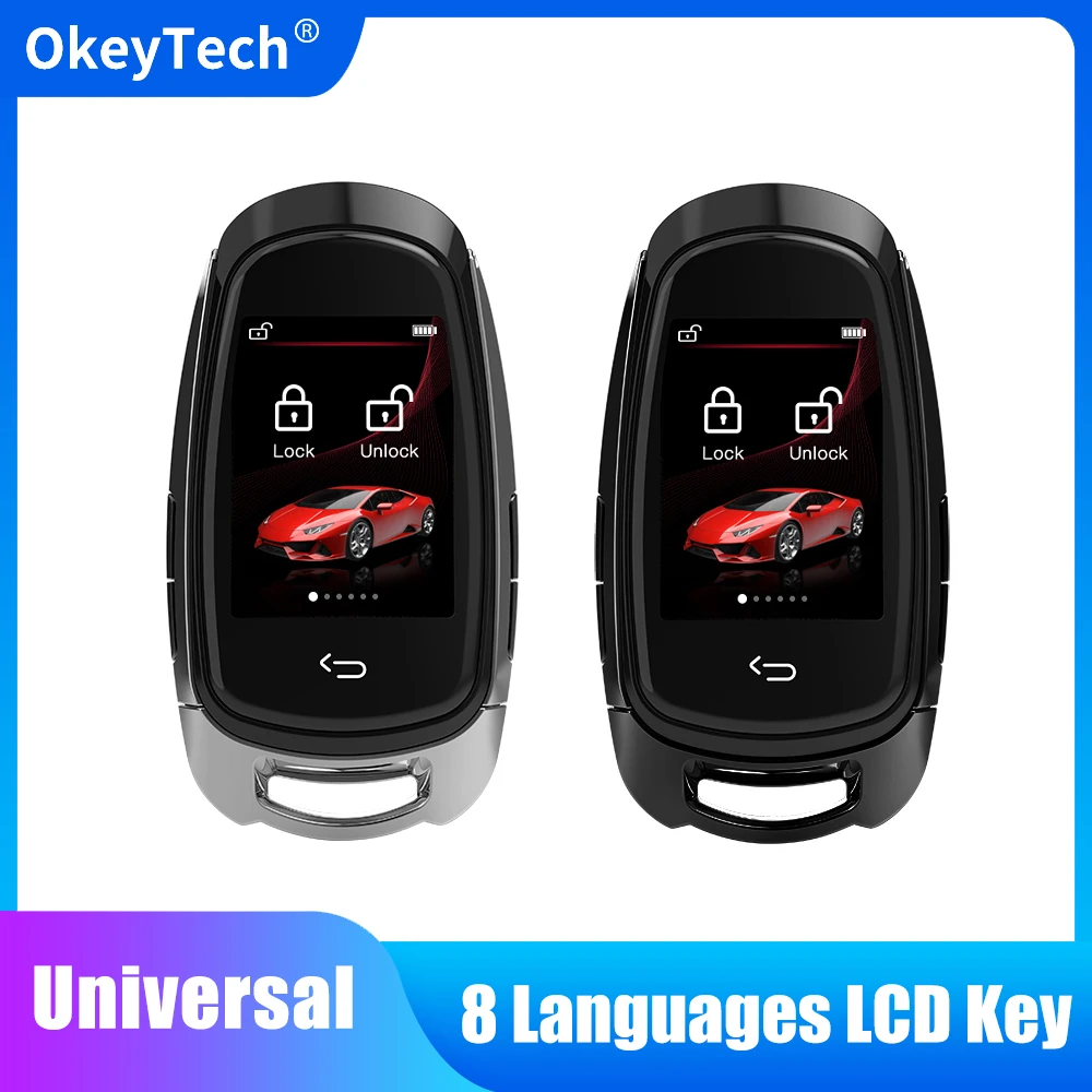 Llave-de-coche-W05-Universal-control-remoto-inteligente-LCD-modificado ...