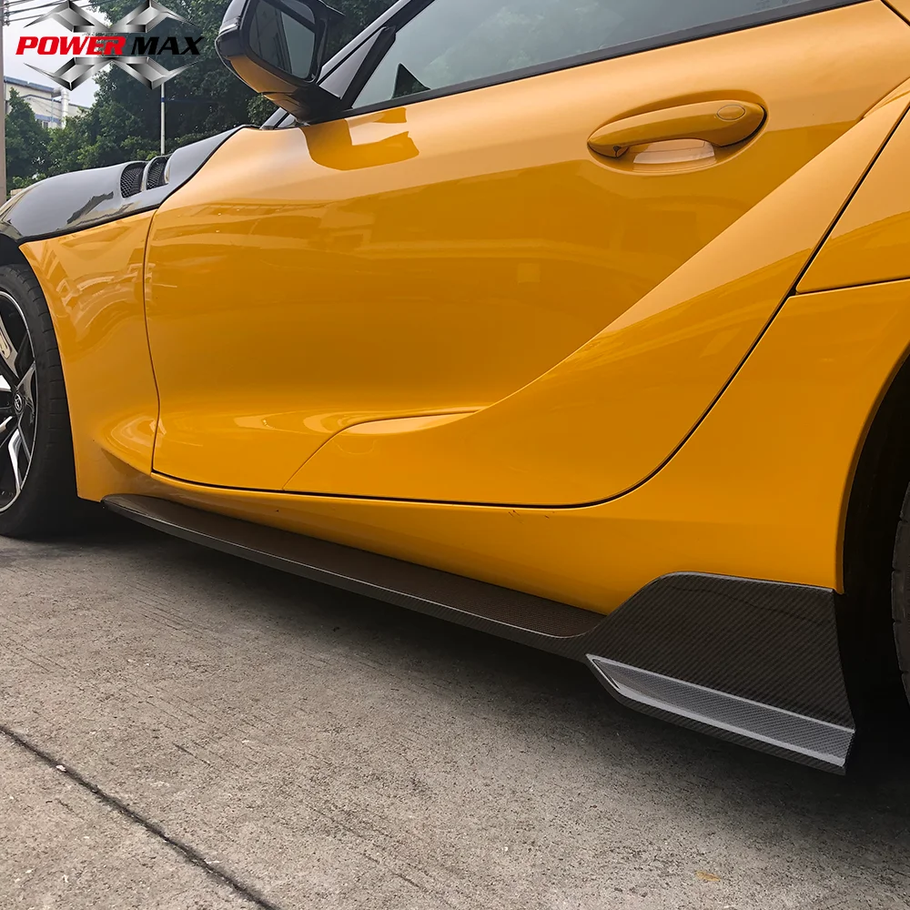 Side Skirt Extensions AG Style Side Skirts For Toyota Supra GR A90/A91 ...