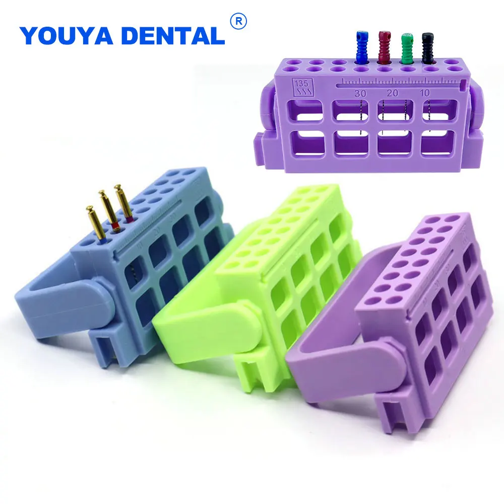 16-Holes-Endodontic-File-Holder-Autoclavable-Dental-Plastic-Endo ...