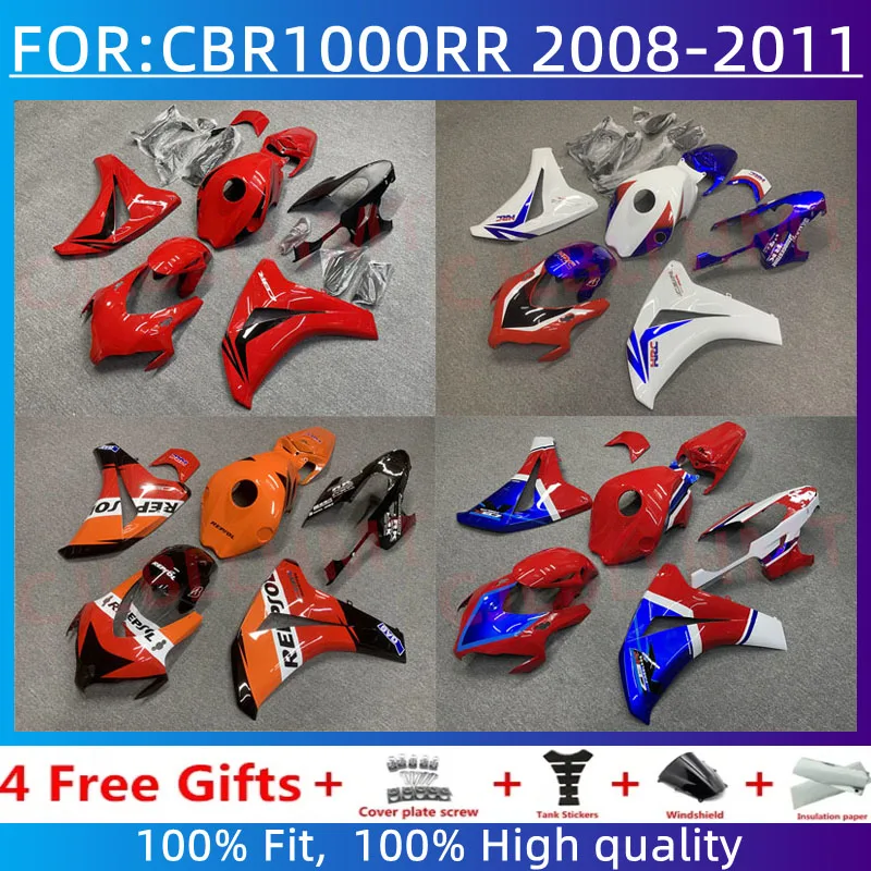 Motorcycle Whole Fairings kit fit for CBR1000RR CBR1000 08 09 10 11 CBR ...