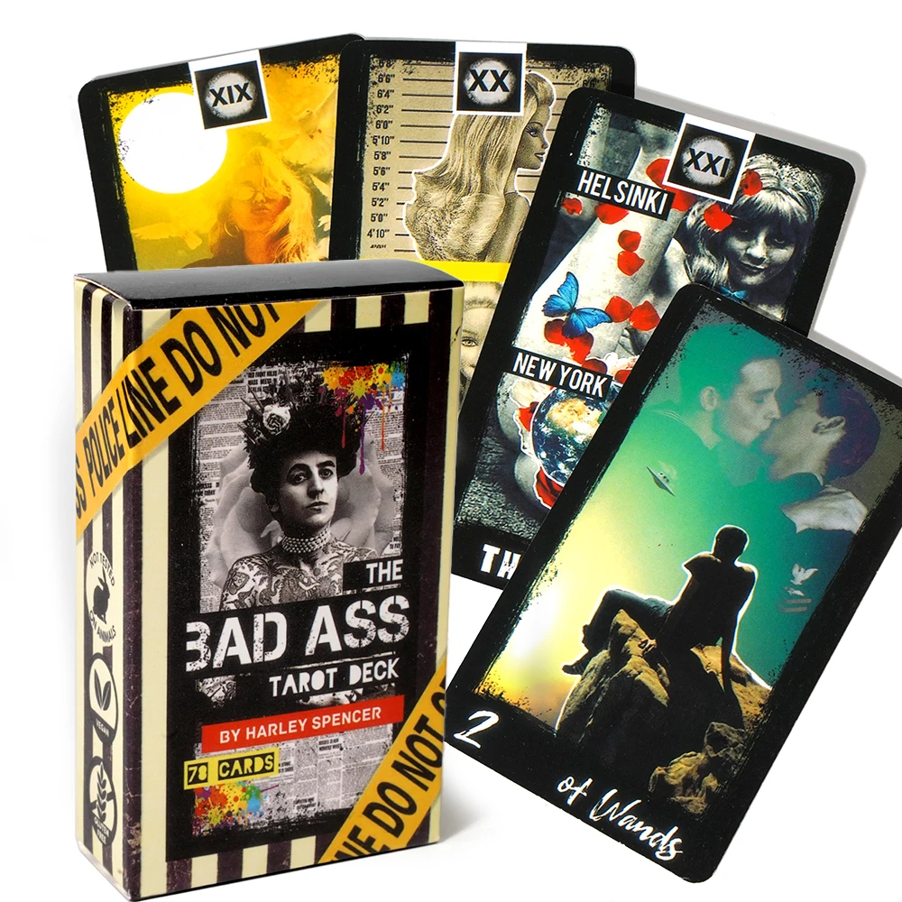 The Bad Ass Tarot Deck 78 Cards Deck Fortune Telling Game Divination ...