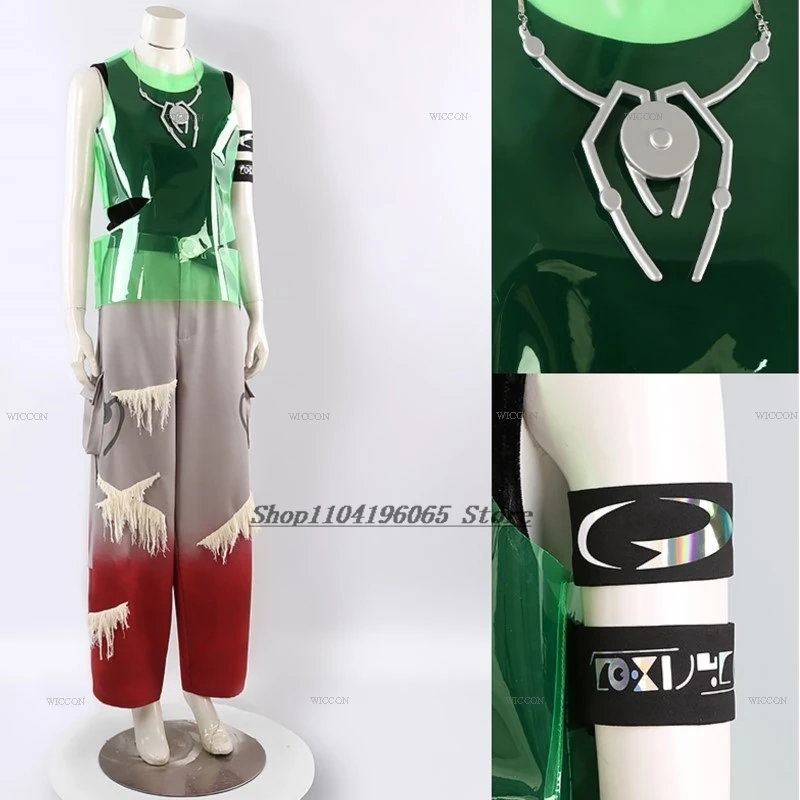 ALIEN-STAGE-Round-7-Blink-Gone-Till-Cosplay-Costume-Wig-Armband-Prop ...