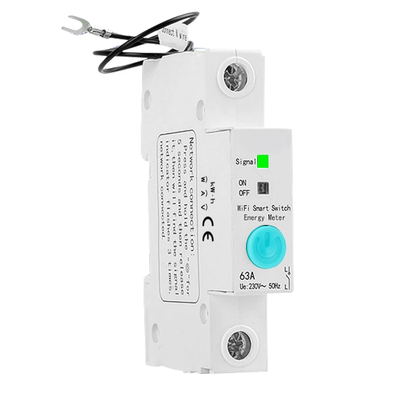 Ewelink With Metering WIFI Smart Circuit Breaker 1P 63A DIN Rail for ...
