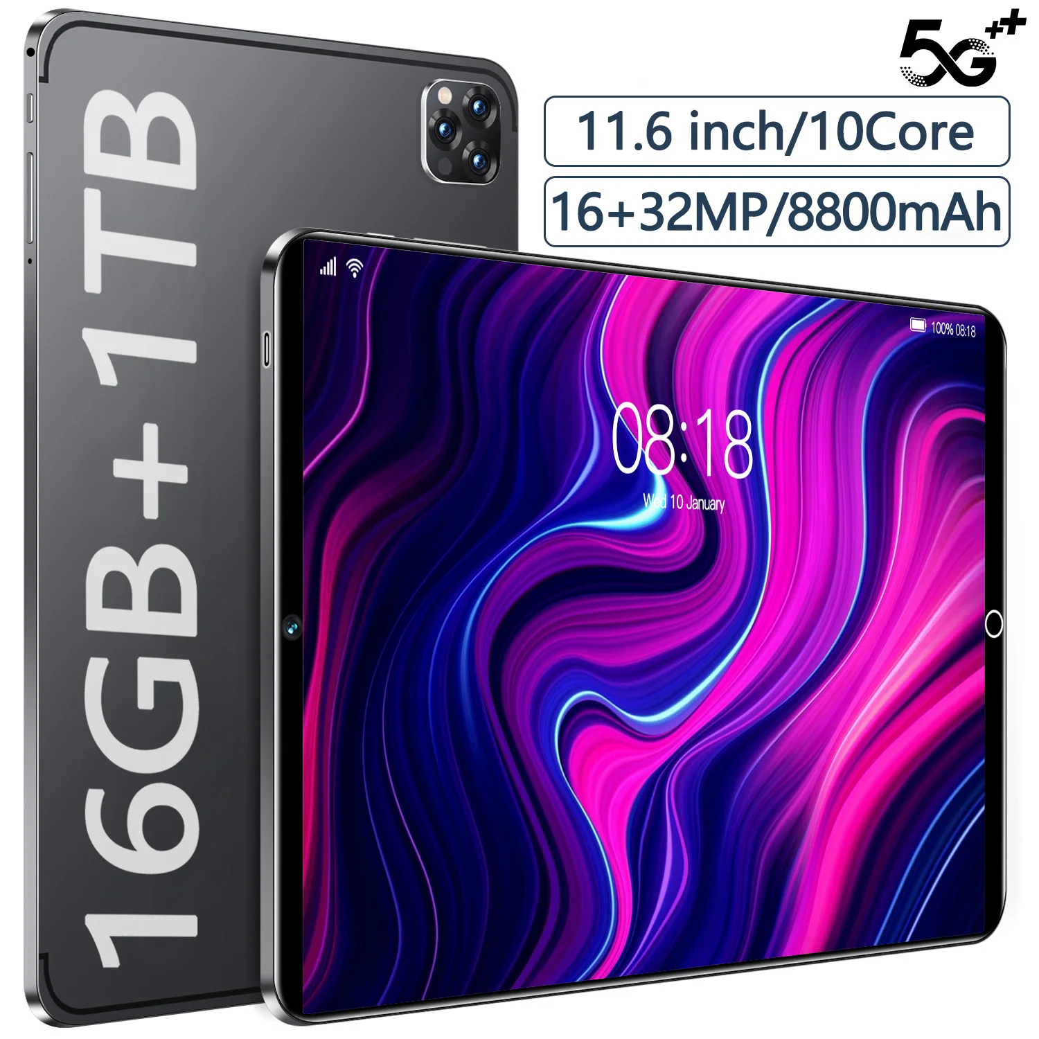 New Global Version 11.6-Inch Tablet 16GB+1TB 16Mp+32Mp Global Version ...