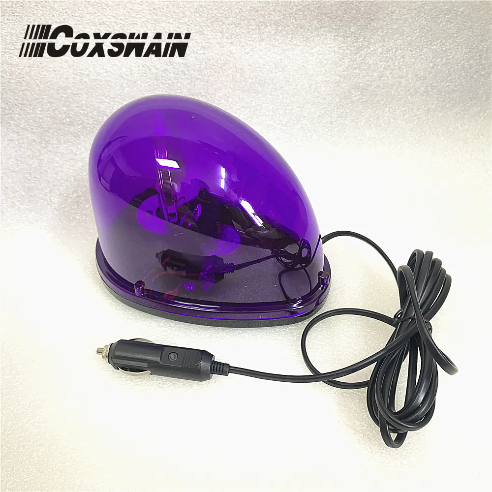 D214-Purple-Rooftop-Rotating-Beacon-Magnetic-base-Car-Police-Dome ...