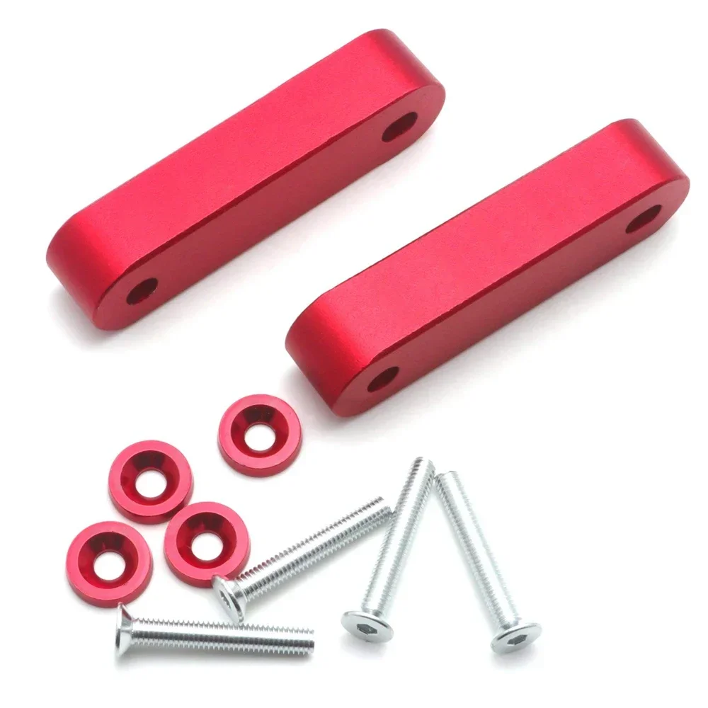 Hood Riser Kit Silver Aluminum Hood Riser Spacer Kit For 88-00 Civic ...