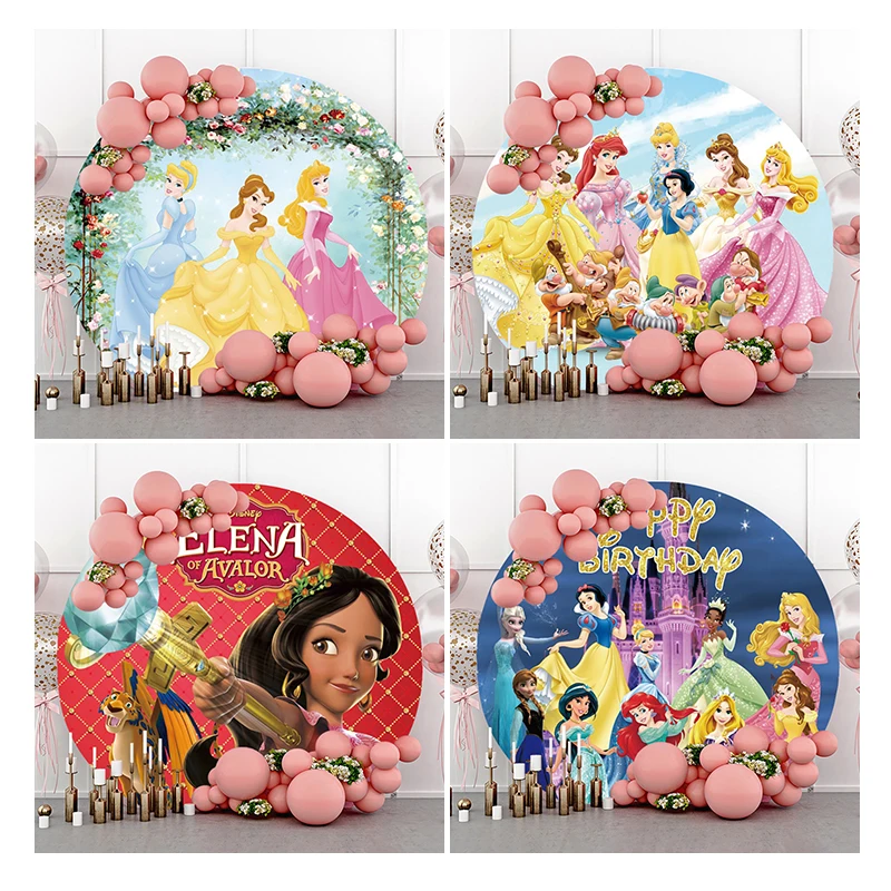 Personalized-Disney-Princess-Backdrop-Baby-Shower-Kids-Girls-Birthday ...