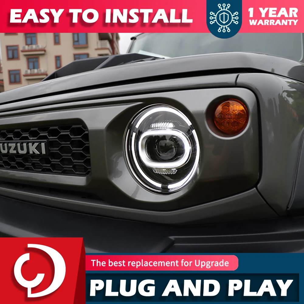 AKD-LED-DRL-Headlights-For-for-Suzuki-Jimny-JB74-2019-2021-with-Dynamic ...